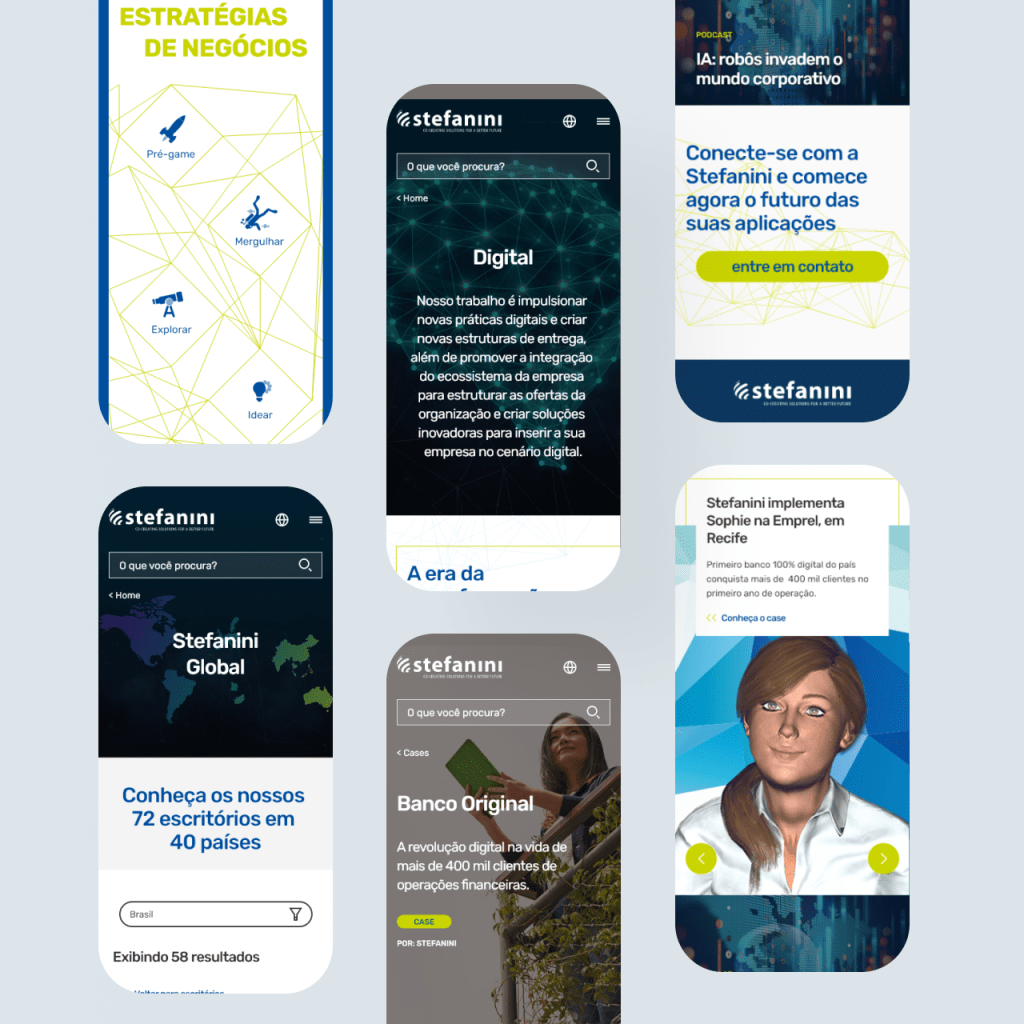Stefanini Global Portal Website • Thais Alcântara